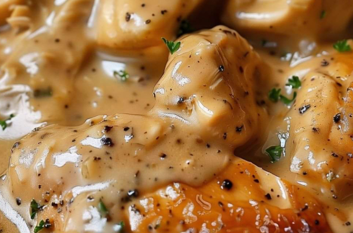 Slow Cooked Chicken & Gravy – Cooking Fans